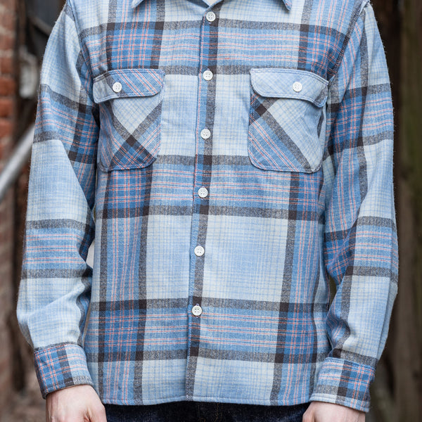 Freenote Cloth Benson - Concord Blue Wool - Franklin & Poe