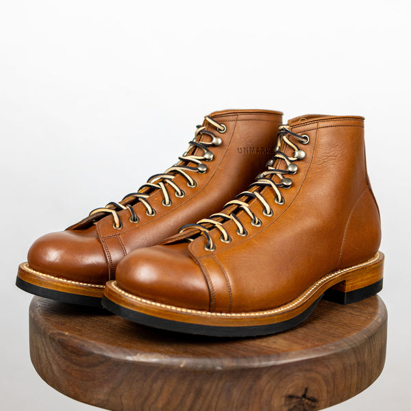 Unmarked Archie Boot - Horween Essex Tan - Franklin & Poe
