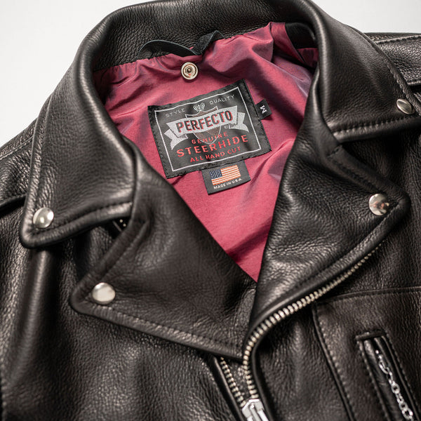 Schott NYC 568 Vandals Jacket - Black - Franklin & Poe