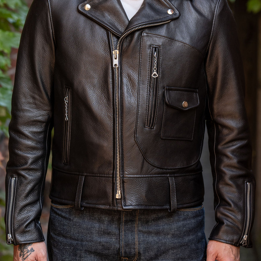 Schott NYC 568 Vandals Jacket - Black - Franklin & Poe