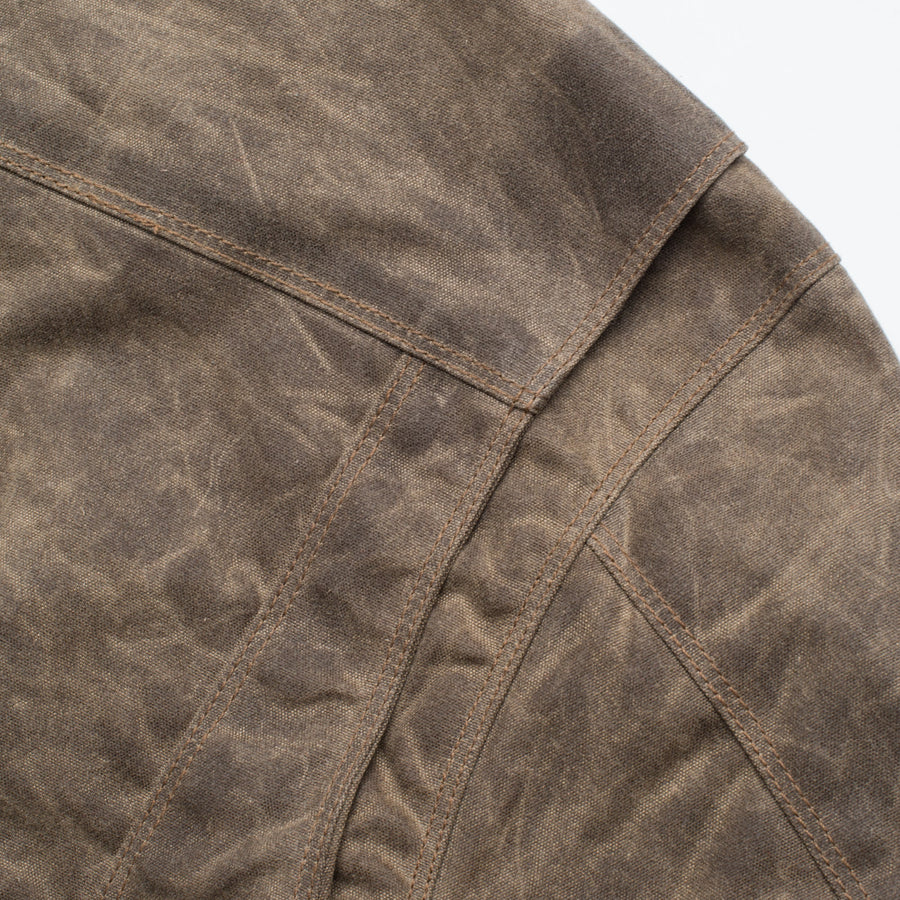 Freenote Cloth Riders Jacket Waxed Canvas - Oak - Franklin & Poe