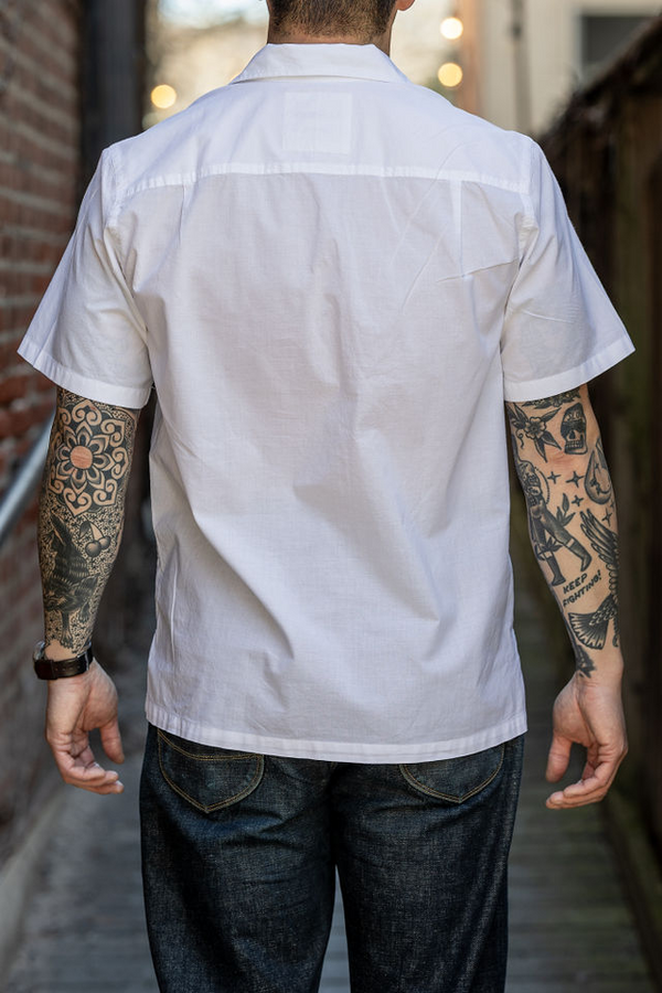 Hansen Garments Caleb Short Sleeve Cabana Shirt - White - Franklin & Poe