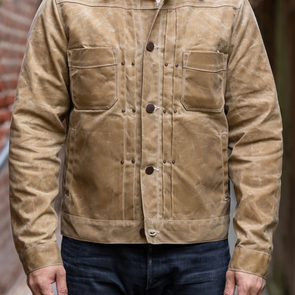 Freenote Cloth Riders Jacket Waxed Canvas - Tumbleweed - Franklin & Poe