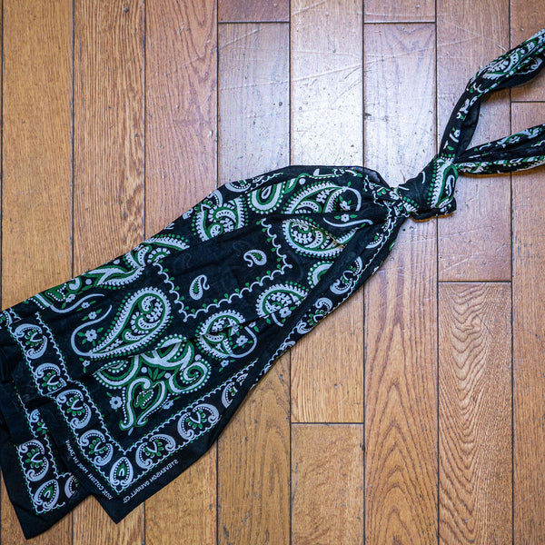 Stevenson Overall Co. Bandana Stole - Black - Franklin & Poe