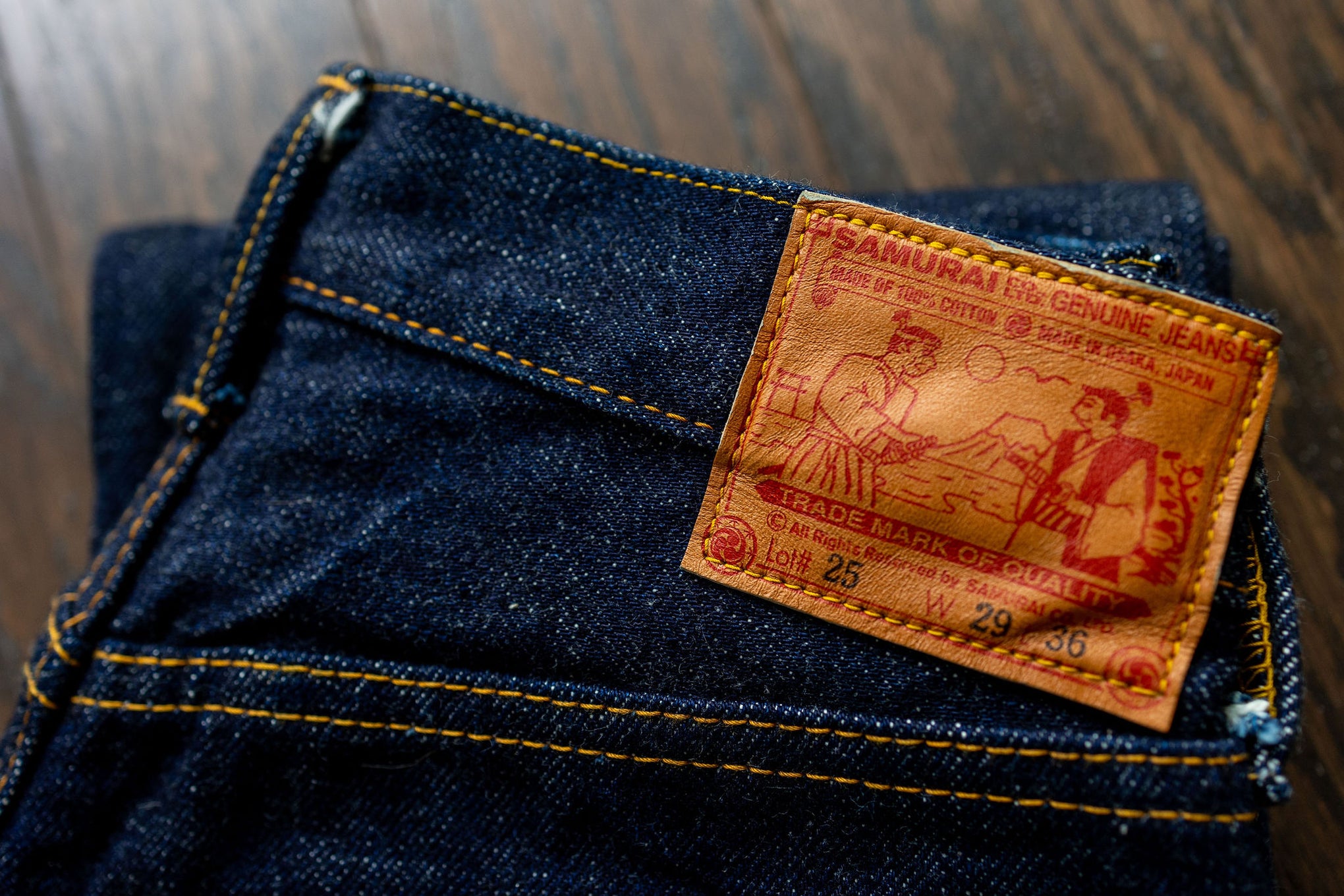 Samurai S5000VX21ozII 21oz Cho-Kiwami Selvedge Straight Fit - One Wash ...